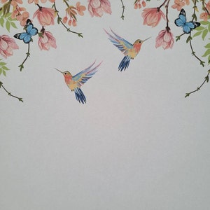 Pink Roses Printable Stationery Flower Printable Stationary Paper ...