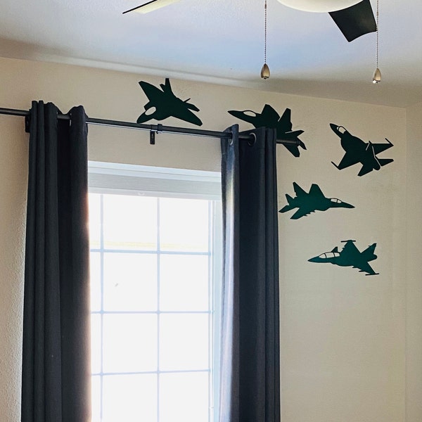 Jet Wall Decals, Fighter Jet Decals, Pilot Decal, Jet Decal, Fighter ...