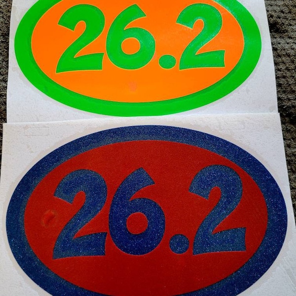 Half Marathon Car Decal, Running 26.2, 13.1, 10k, 5k, TRI Decal, TRI ...