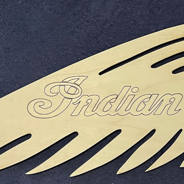 Indian Motorcycle Logo - Digital Files for Laser Cutting - Igs, Stl ...
