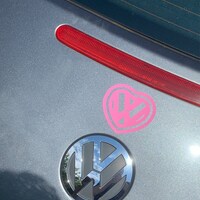 VW Paint Drip Logo Vinyl Decal, Car Sticker - Etsy UK