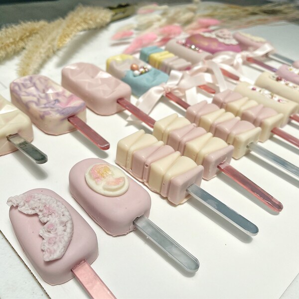 POPSICLE MOLD (4 Cavity), Sprinkle Cylinder Cakesicle Mold, Ice Cream ...