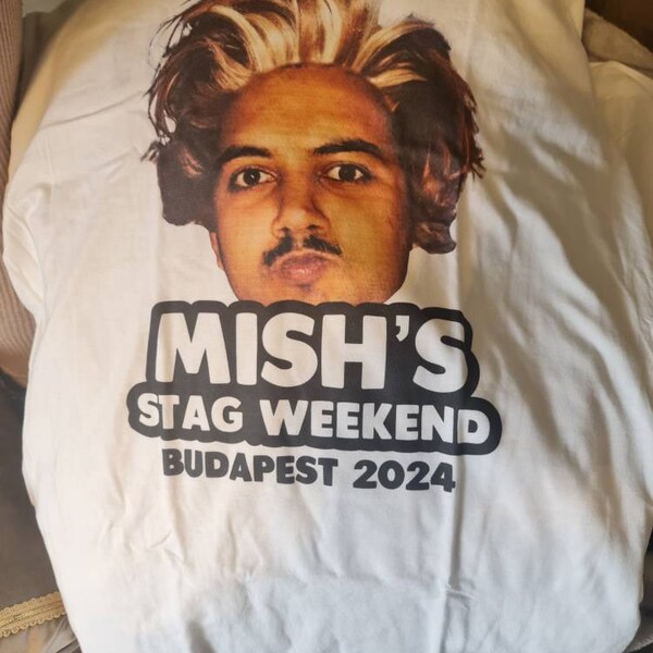 Personalised FACE Stag Do Party T-shirts, It's Game Over, Stag Do Tops ...