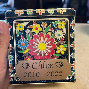 Custom Engraved 1x3 Brushed Gold Plate Adhesive Backing - Etsy