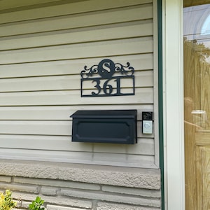 Personalized Address Sign, Metal Address Sign for House Number Sign ...