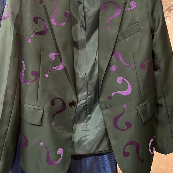 Question Mark Tie for Cosplay.villain. Costume Accessories. Riddler ...