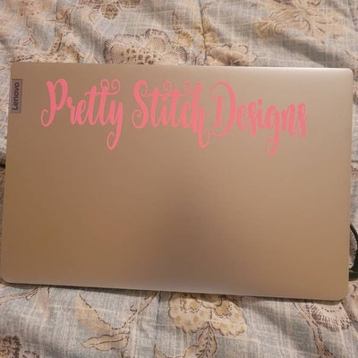 Laptop Stickers Laptop Decal Computer Decal Name Laptop Decal Laptop ...