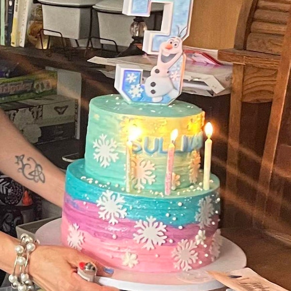 Frozen 3D Letter, Olaf 3D Number, Frozen Party, Frozen Party Theme ...