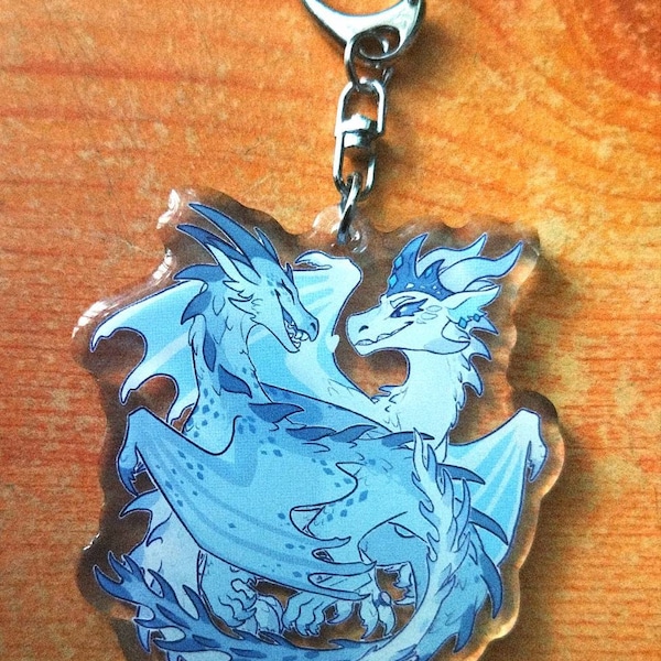 Snowfall and Lynx [ Wings of Fire WOF Acrylic Charm ] - Etsy