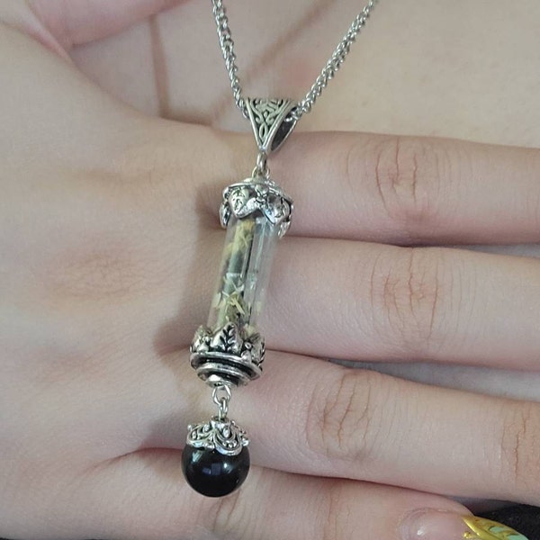 Protection Necklace Witchcraft Amulet Wicca Jewelry Witchy Necklace