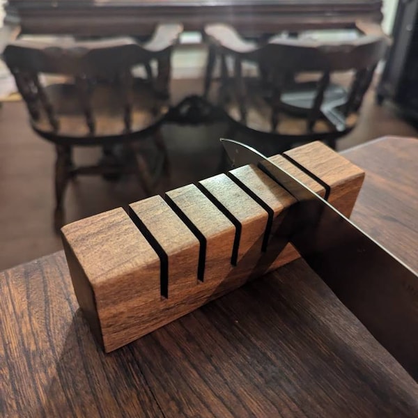 Walnut Phone Stand, Wooden Phone Holder - Etsy
