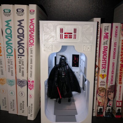 Sci-fi Book Nook. Bookshelf Decorationaction Figure Display. Bring a ...