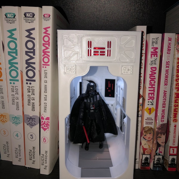 Sci-fi Book Nook. Bookshelf Decoration\action Figure Display. Bring a ...