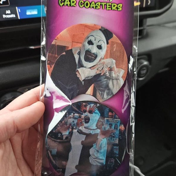 Terrifier Car Coaster - Etsy