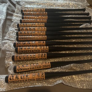 Baseball Team Gift, Personalized Bat, Mini Baseball Bat, Little League ...