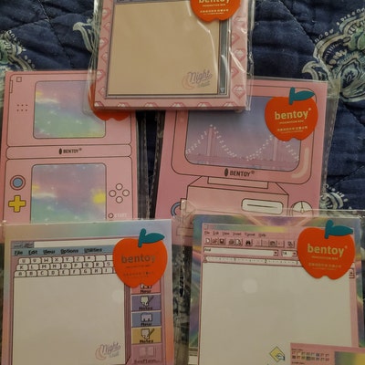 Kawaii Stationary Computer Designs Sticker Notepads/ - Etsy
