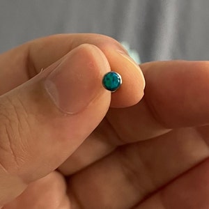 14G Titanium Pearlescent Internally Threaded Screw Top | Etsy