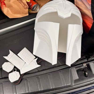 Green Ranger Mandalorian Helmet STL FILE - Etsy