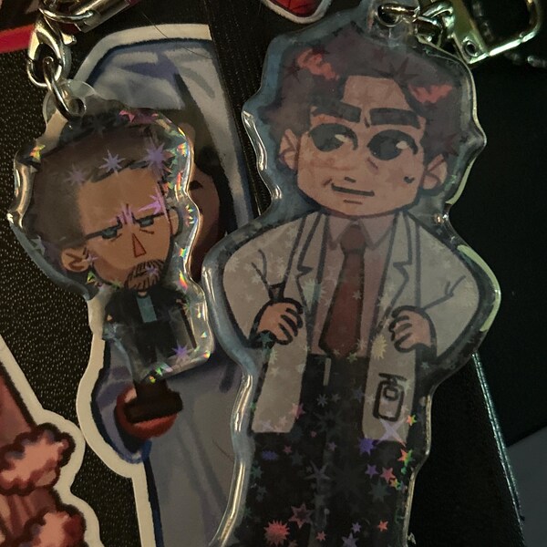 3 Inch House MD Greg House James Wilson Holographic Acrylic Charm ...