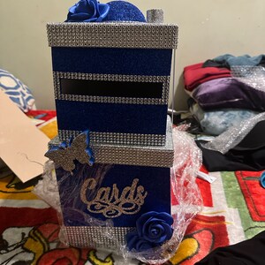 Lavender Card Box Sweet 16, Card Box Wedding Lavender , Mitzvah,quince ...