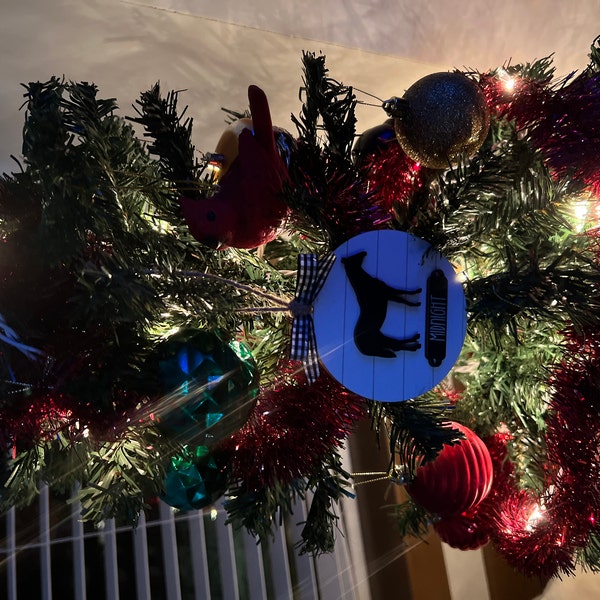 Bearded Dragon Farmhouse Christmas Ornament Lizard Gift for Lizard ...