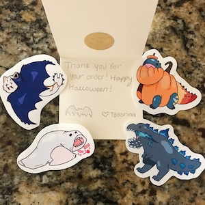 Monster Hunter Chibi Stickers - Etsy
