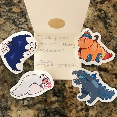 Monster Hunter Chibi Stickers - Etsy