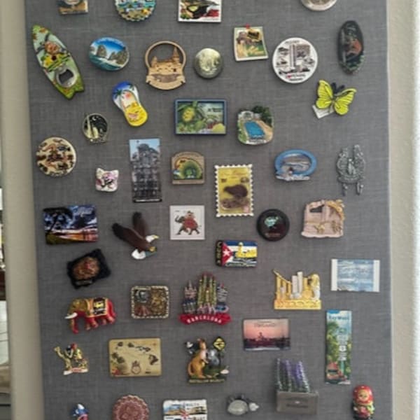 Travel Magnet Display Board Souvenir Magnet Display Board Modern ...