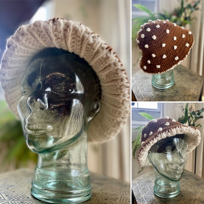 CROCHET PATTERN: Mushroom Hat Pattern Pdf - Etsy