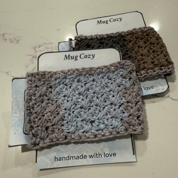 Printable Labels Coaster | Crochet Coaster Label Printable PDF | Knit ...