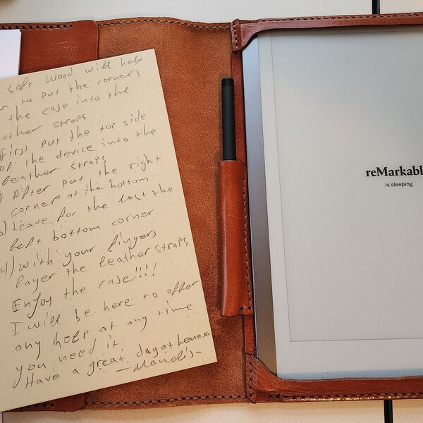 Onyx Boox Nova 3 Case Leather, Onyx Boox Nova 3 Cover, Onyx Boox Nova 3 ...