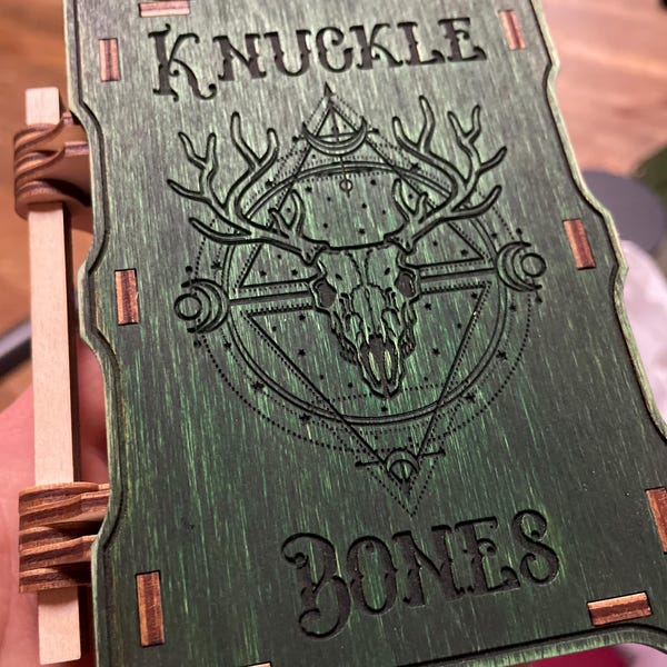 Knucklebones Dice Game and Custom Dice Box ~ Free Dice ~ Knuckle Bones ...