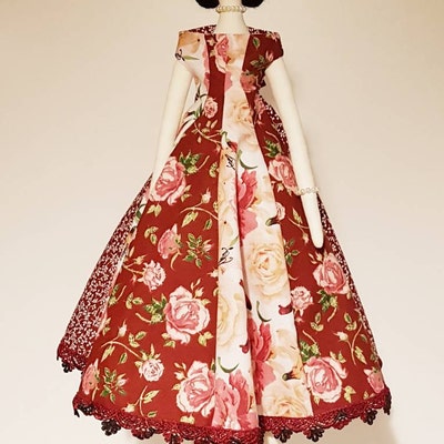 PDF Dress Sewing Pattern and Tutorial for Tilda Doll 65 Cm-26 and Odiva ...