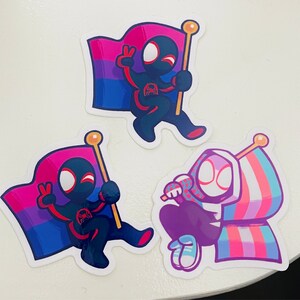 PRE-ORDER Gwen Stacy Trans Pride Sticker Premium Quality Waterproof ...