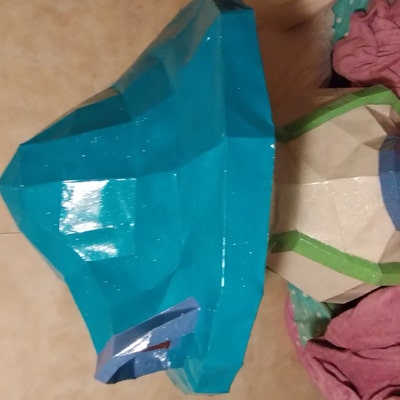 BIG Crystals Papercraft. Set of 7 With 4 Options Paper Size. You Get ...