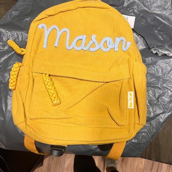 Personalized Toddler Backpack, Custom Toddler Bag, Kids Backpack With ...