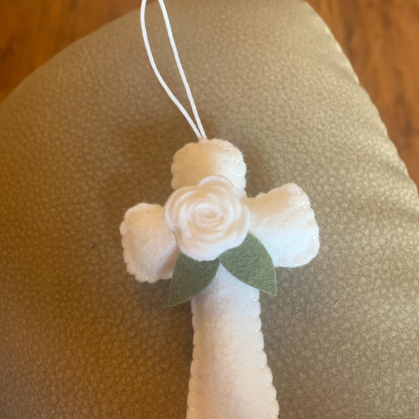 Felt Cross Ornaments, Easter Ornament, Religious Ornaments - Etsy