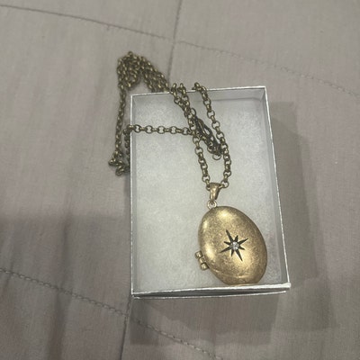 Steampunk Cage Locket With Clear Crystals Necklace on a 22 Antique ...