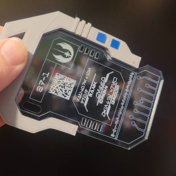 V2 Star Wars Galaxy's Edge ID Card Batuu Cosplay (NO HOLDER) - Etsy