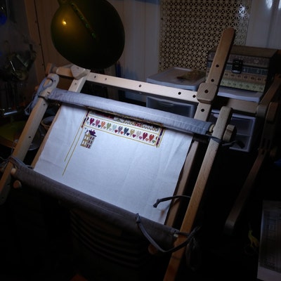 Needlework Table and Lap Hands-free Stand Made of Organic Beech Wood ...