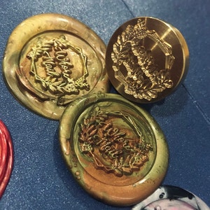 Custom Wax Seal Stamp Kit, 1200pcs Waxbeads Included, Personalised ...