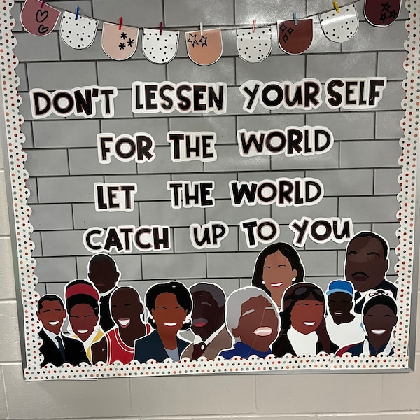 Black History Month Bulletin Board Kit: Inspirational Classroom Decor ...