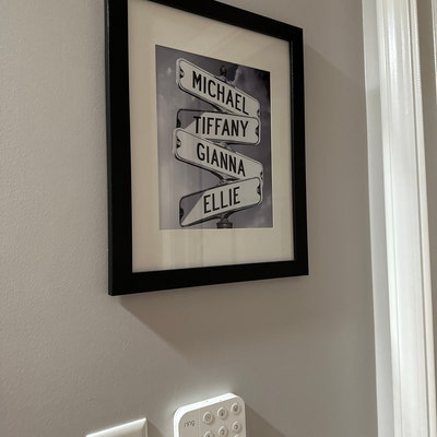 Four Names Personalized Street Signs Custom Photo Art With Options - Etsy