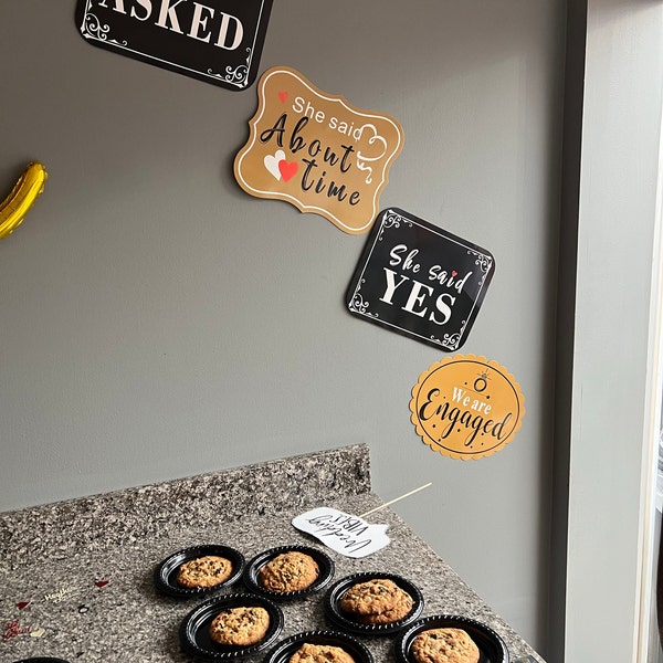 She Said Yes Confetti, Engagement Party Confetti, Bridal Confetti ...