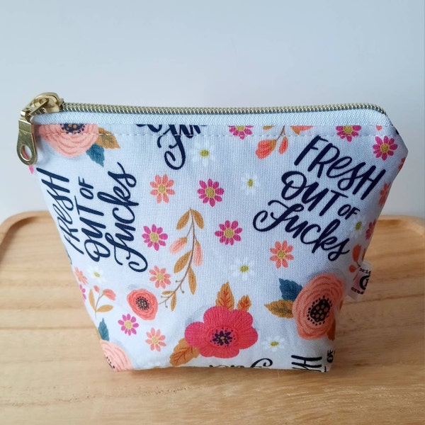 Swear Fabric - Pretty Sweary Cuss Words Grey by Cynthiafrenette - Cuss ...