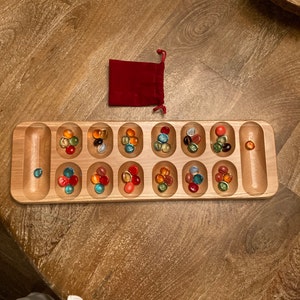 Mancala African Stone Game - Etsy