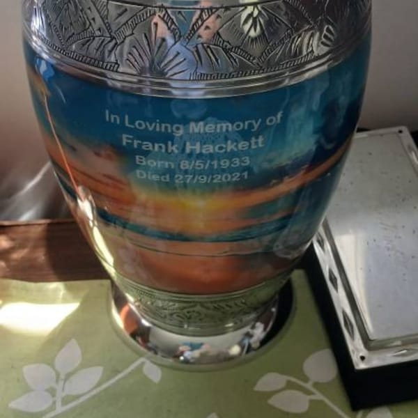 Customized Urn for Human Ashes, Adult Male & Female-majestic Sunset Urn ...