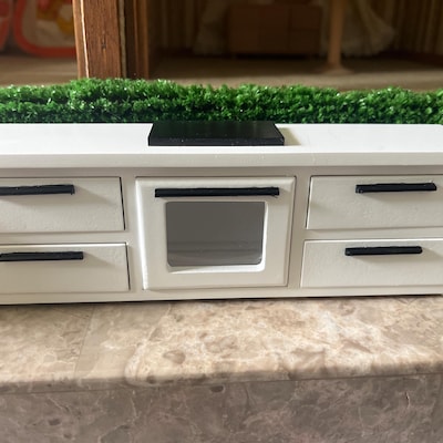 Heirloom Quality Dollhouse Natural Wood White USA Made Macy Mae 1:12 ...