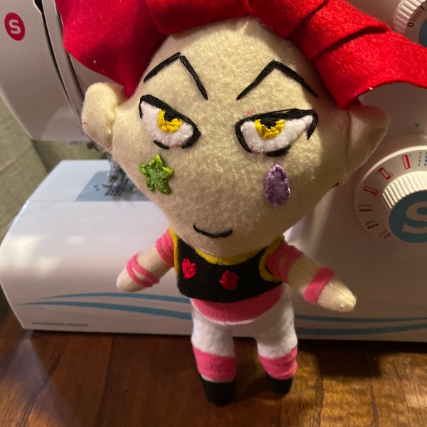 Plush Sewing Pattern PDF Chibi Human Plushie With Printable Eyes ...