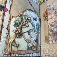 Junk Journal, Autumn Diary, Folio, Folding Folio, Loaded Folder, Craft Kit, Printable, Ephemera ...